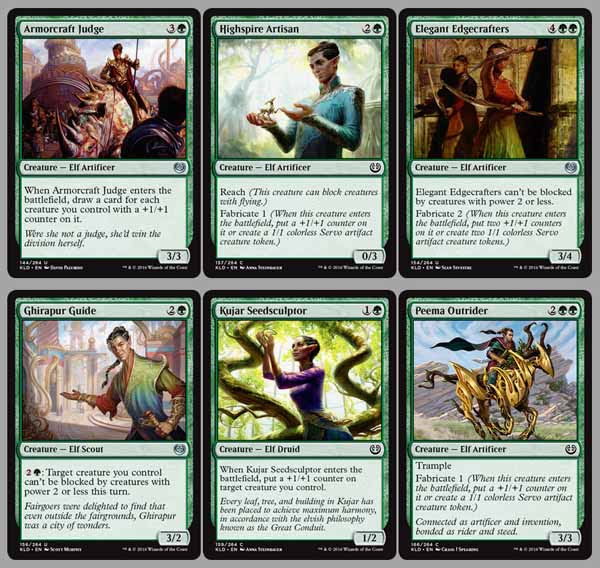 Magic the Gathering Adventures: Kaladesh Deconstructed: Elves