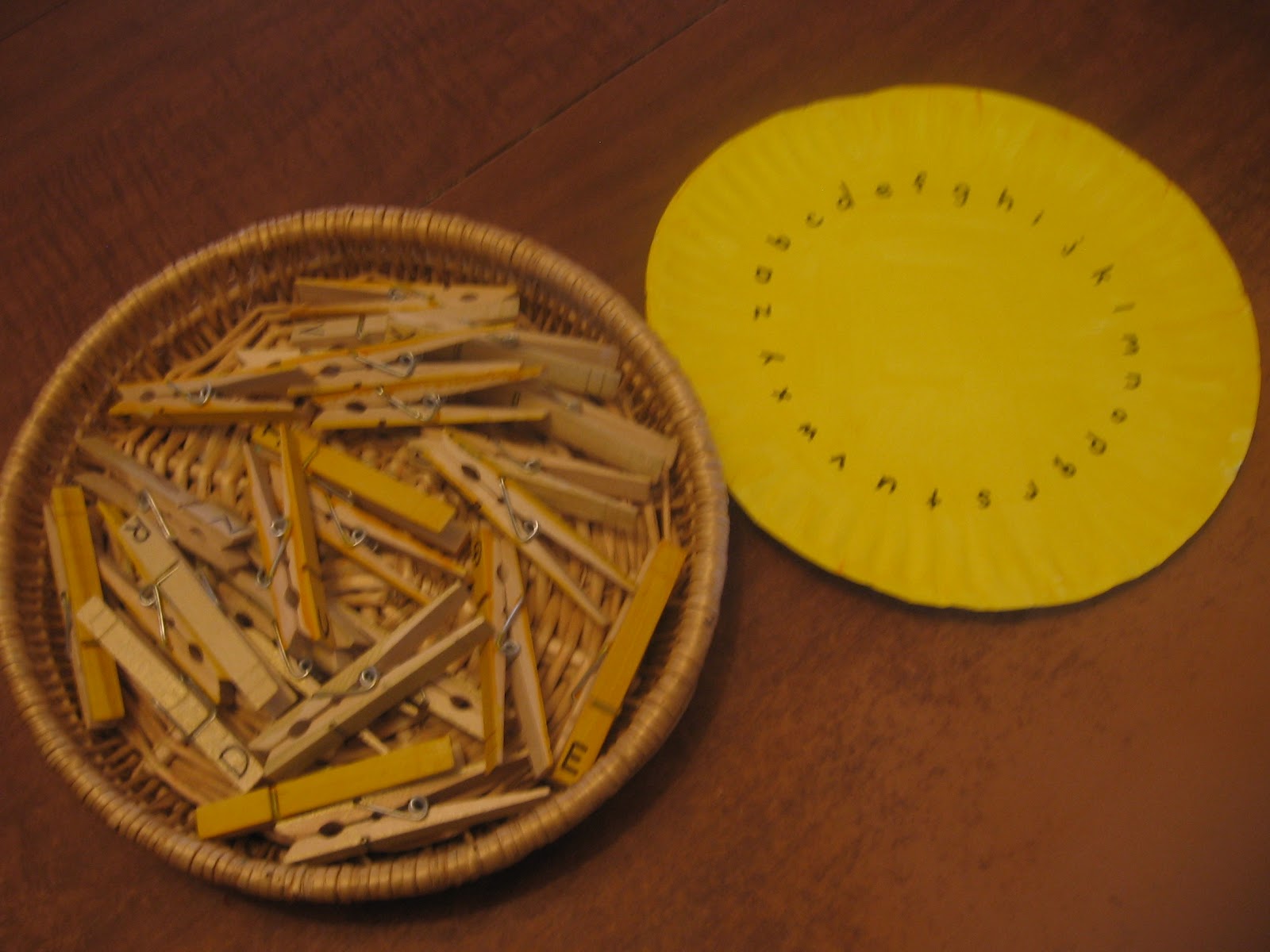 Tots and Me... Growing Up Together: Alphabet Matching Sun Activity