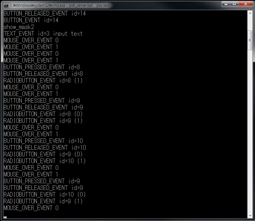 pvbrowser (opensource SCADA) 정리: pvdevelop 프로젝트 -UI 편집 방법 - RadioButton 위젯 사용법