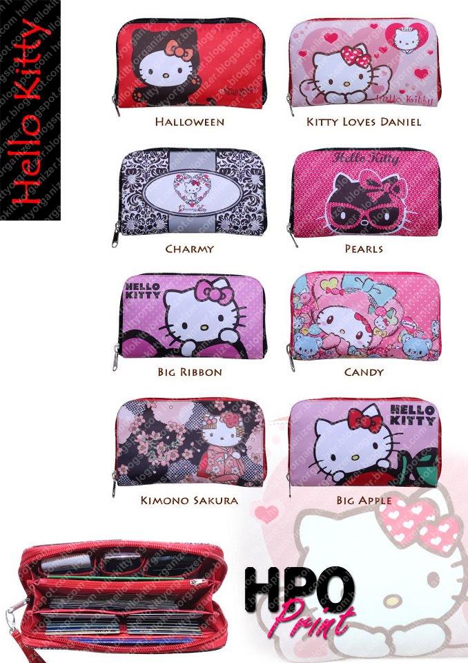 HELLO KITTY ORGANIZER: HANDPHONE POUCH ORGANIZER PRINT