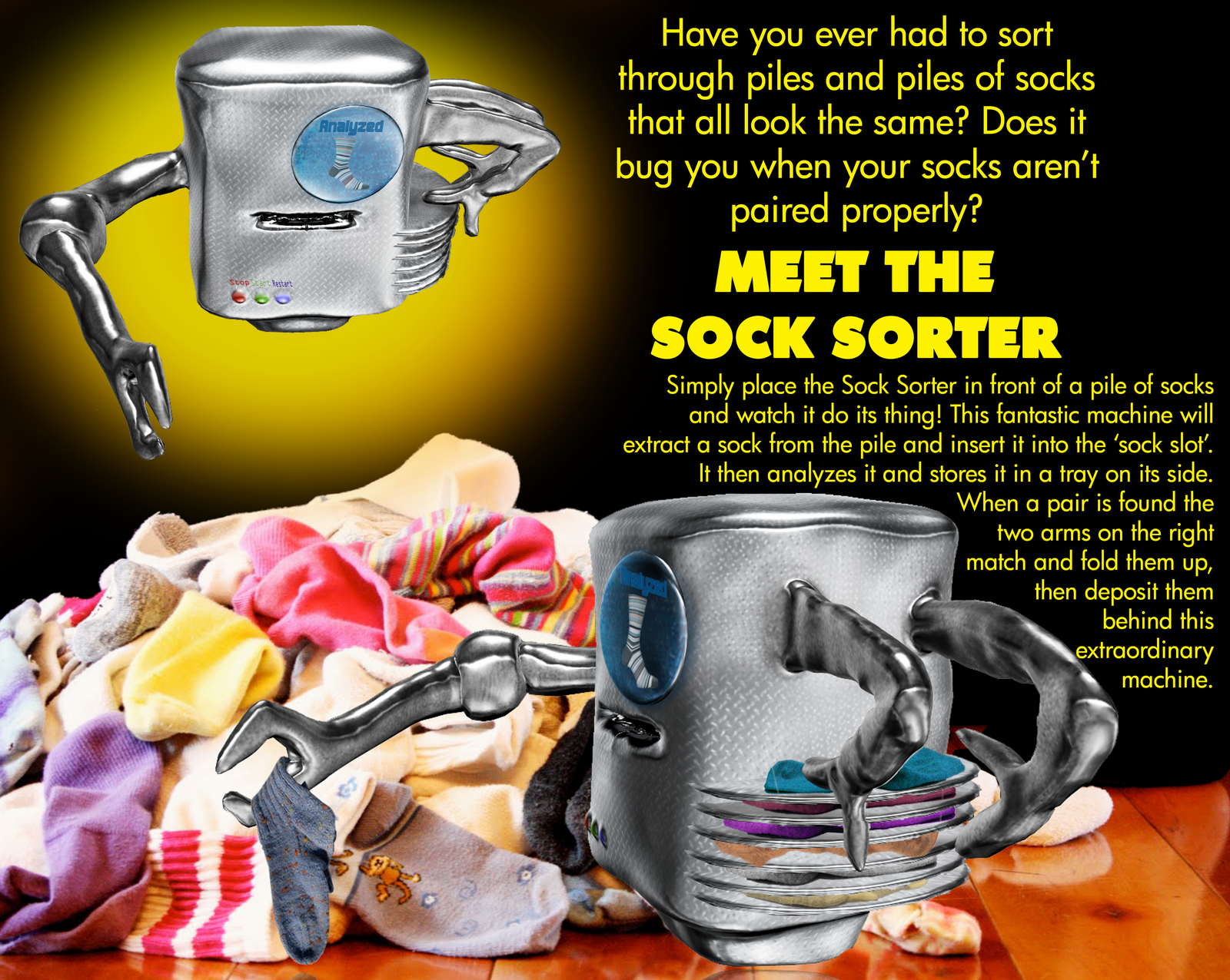 (Imagination) by Shawna: MEDIA ARTS: Meet the Sock Sorter