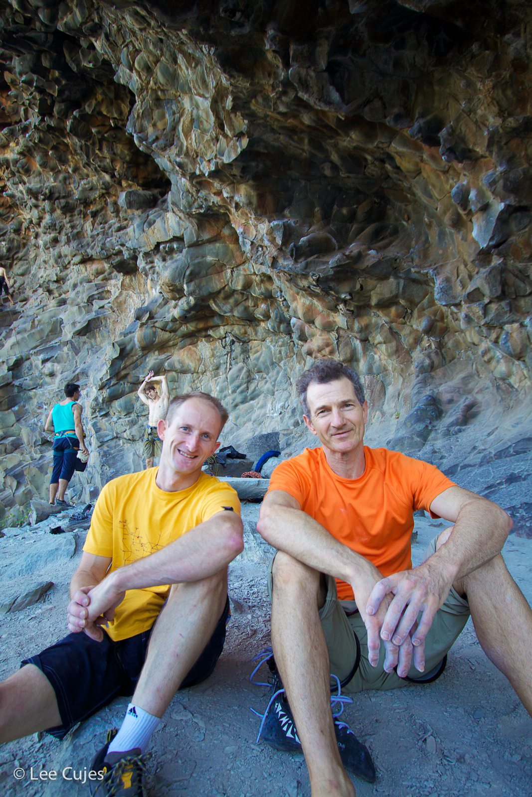 Expedition Equipment: Andy Richardson at Coolum Cave QLD.