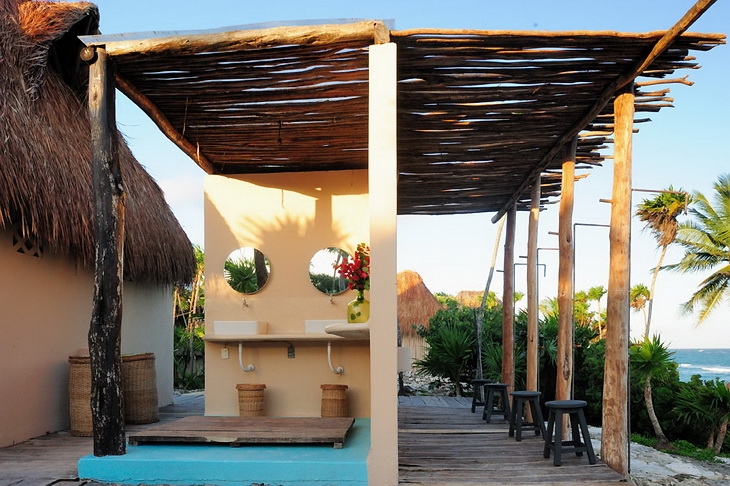 ESTILO RUSTICO: HOTEL RUSTICO EN TULUM