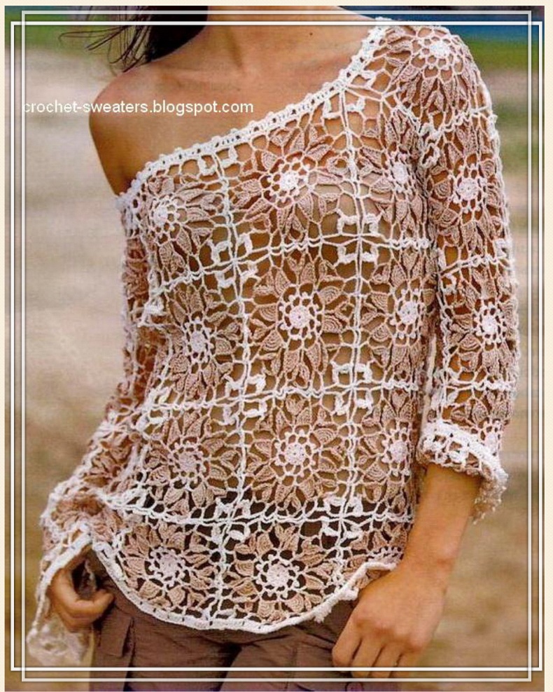 Blusas De Croche Com Receitas