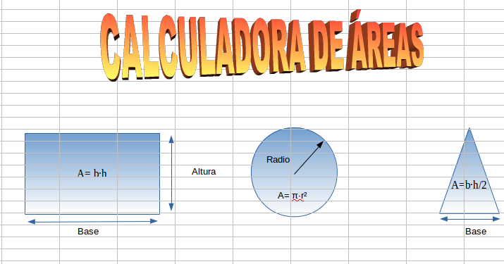 MI BLOG: Hoja de Cálculo (III): cálculo de áreas