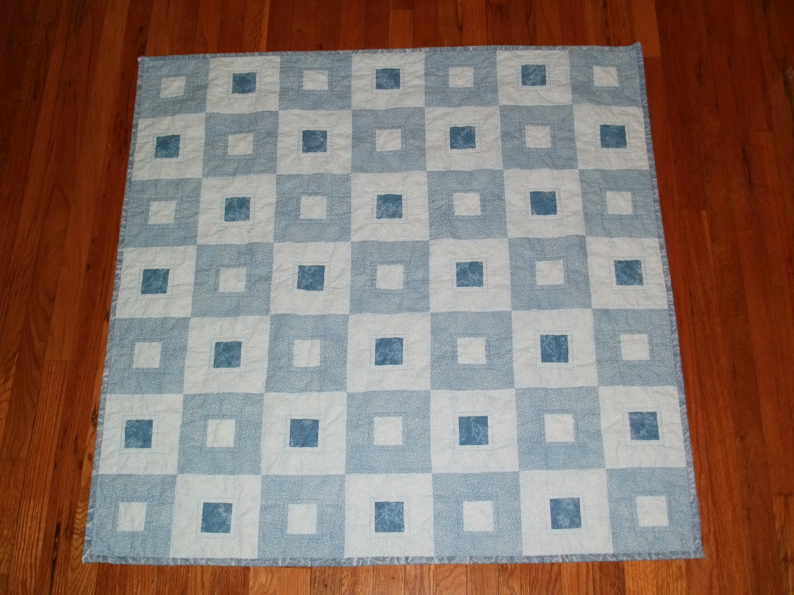 Quilty Fun: Bloggers' Quilt Festival: Blue Boxes