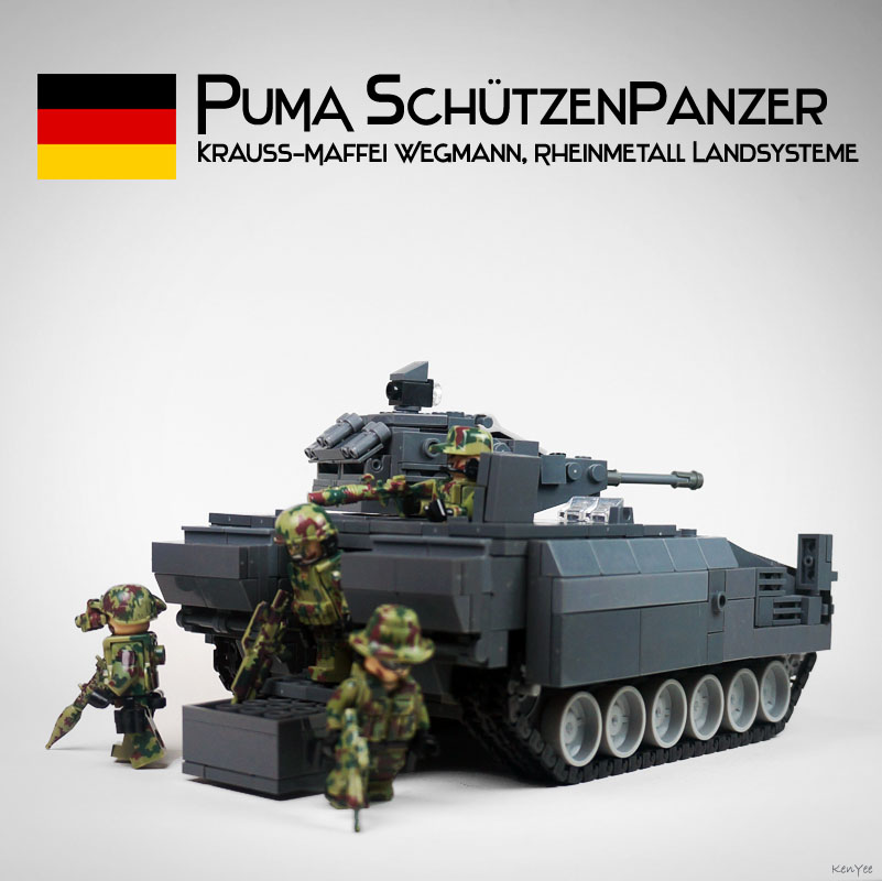 RED6: Construction Bricks German Puma Schützenpanzer (IFV)