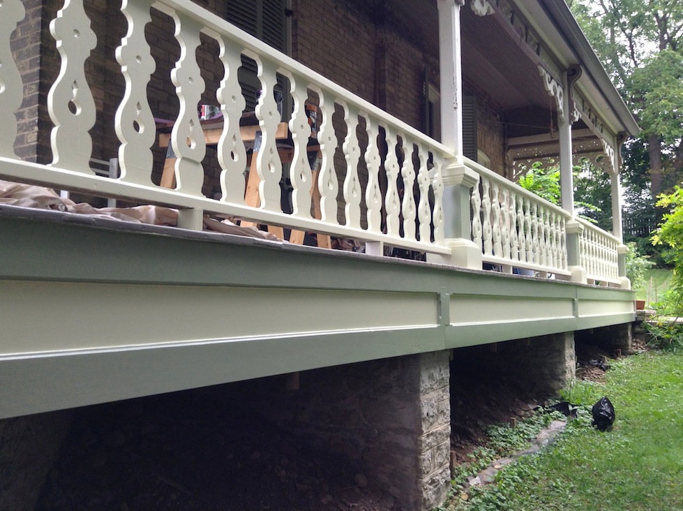 The Dusty Victorian: Victorian Veranda - work in progress III & Coco ...