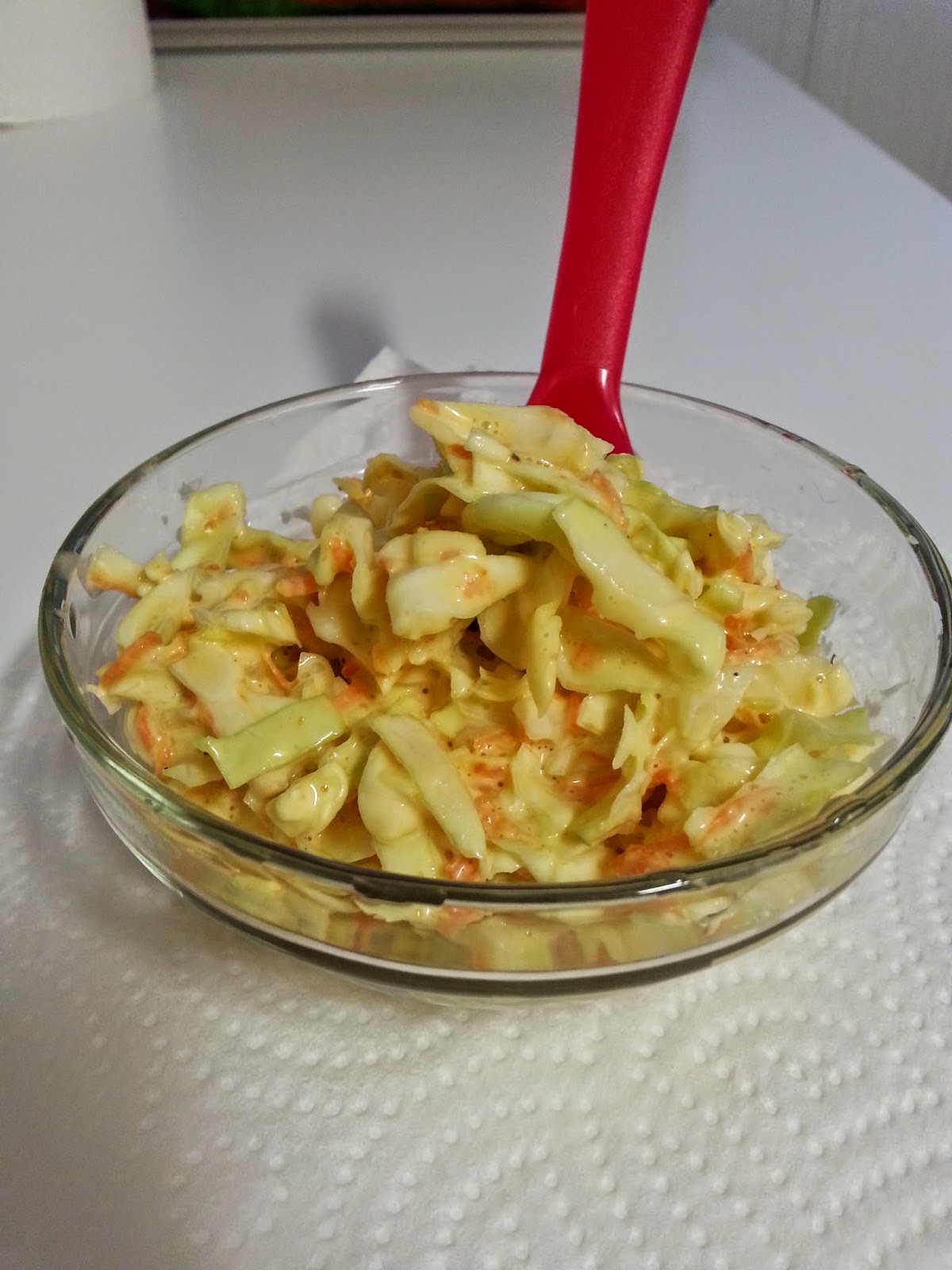 Los Fritoferoles: ENSALADA DE COL, tipo KFC
