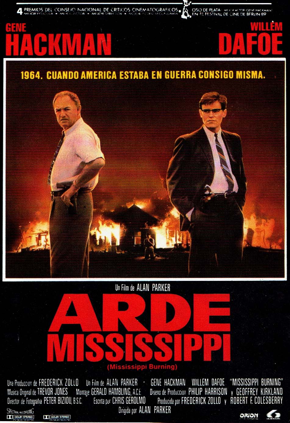 El séptimo arte por Gerardo Pérez Sánchez: 30 ANIVERSARIO DEL ESTRENO DE "ARDE MISSISSIPPI" (30 ...
