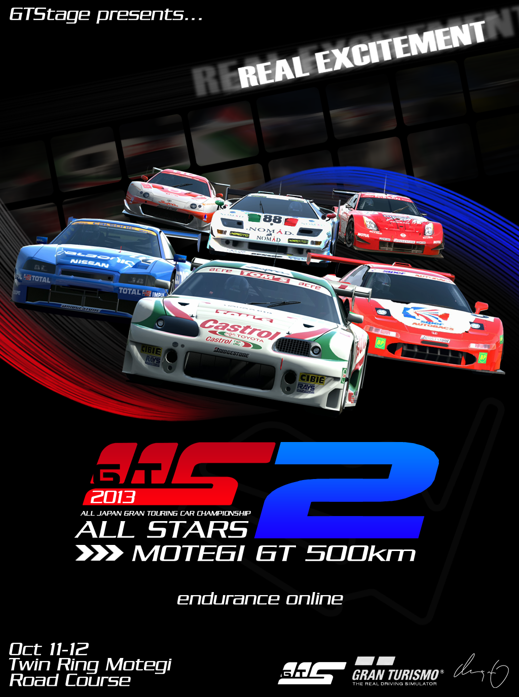 GRAN TURISMO STAGE.com | GTStage: GTS All Stars II - Inscrições abertas!