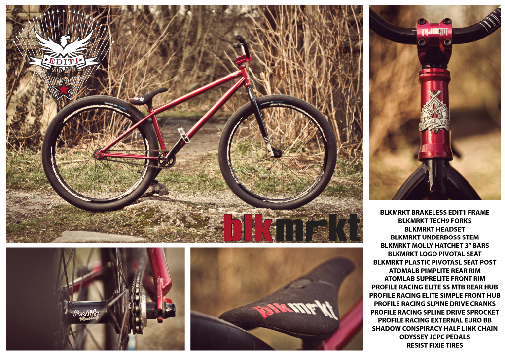 Matt Jamieson’s Brakeless Edit1 Bike Check… | blackmarketbikes
