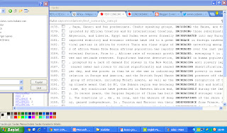 Evren's Blog: Concordance