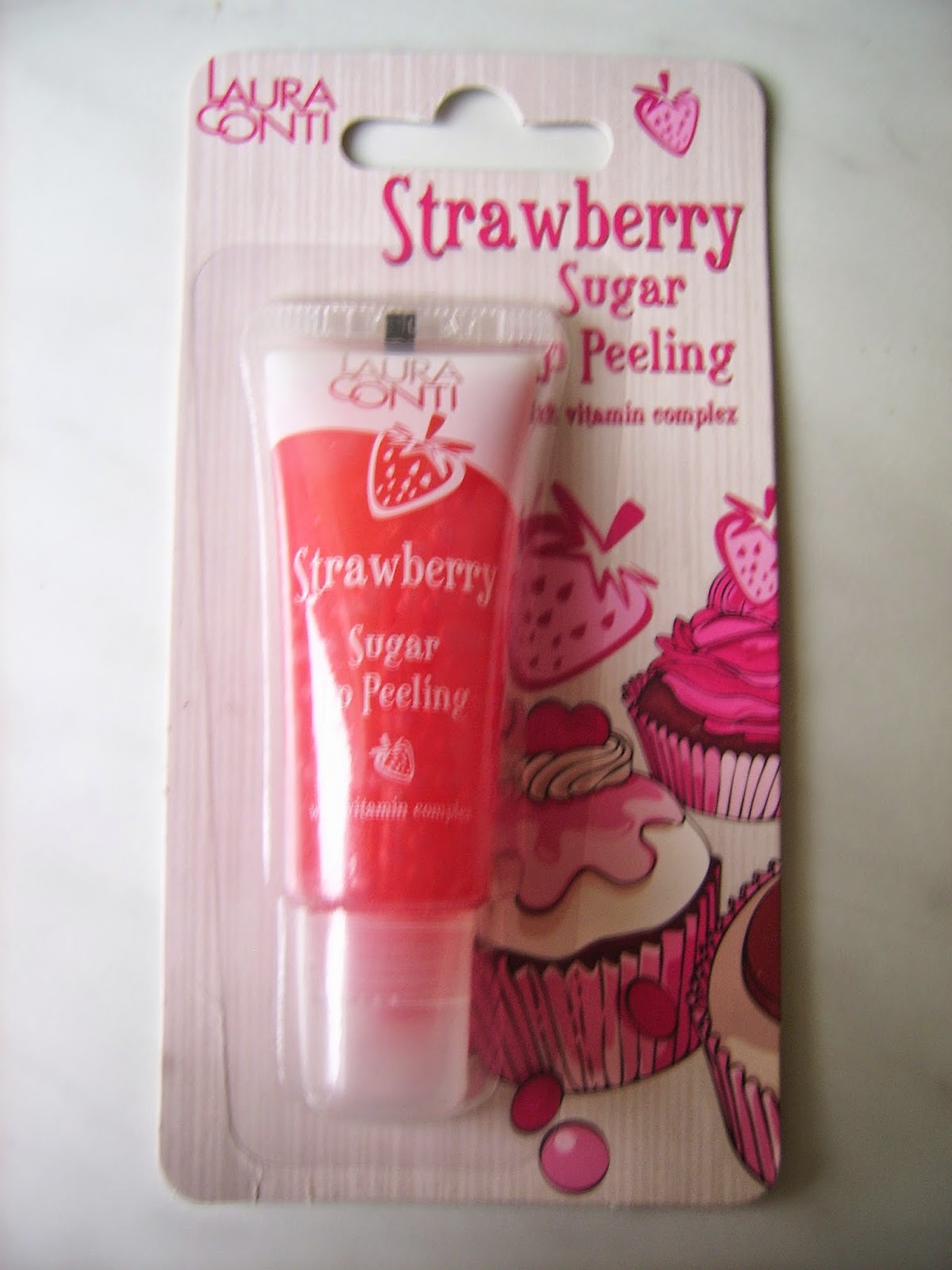 Recenzja: Cukrowy Peeling do ust z witaminami o zapachu truskawkowym ...