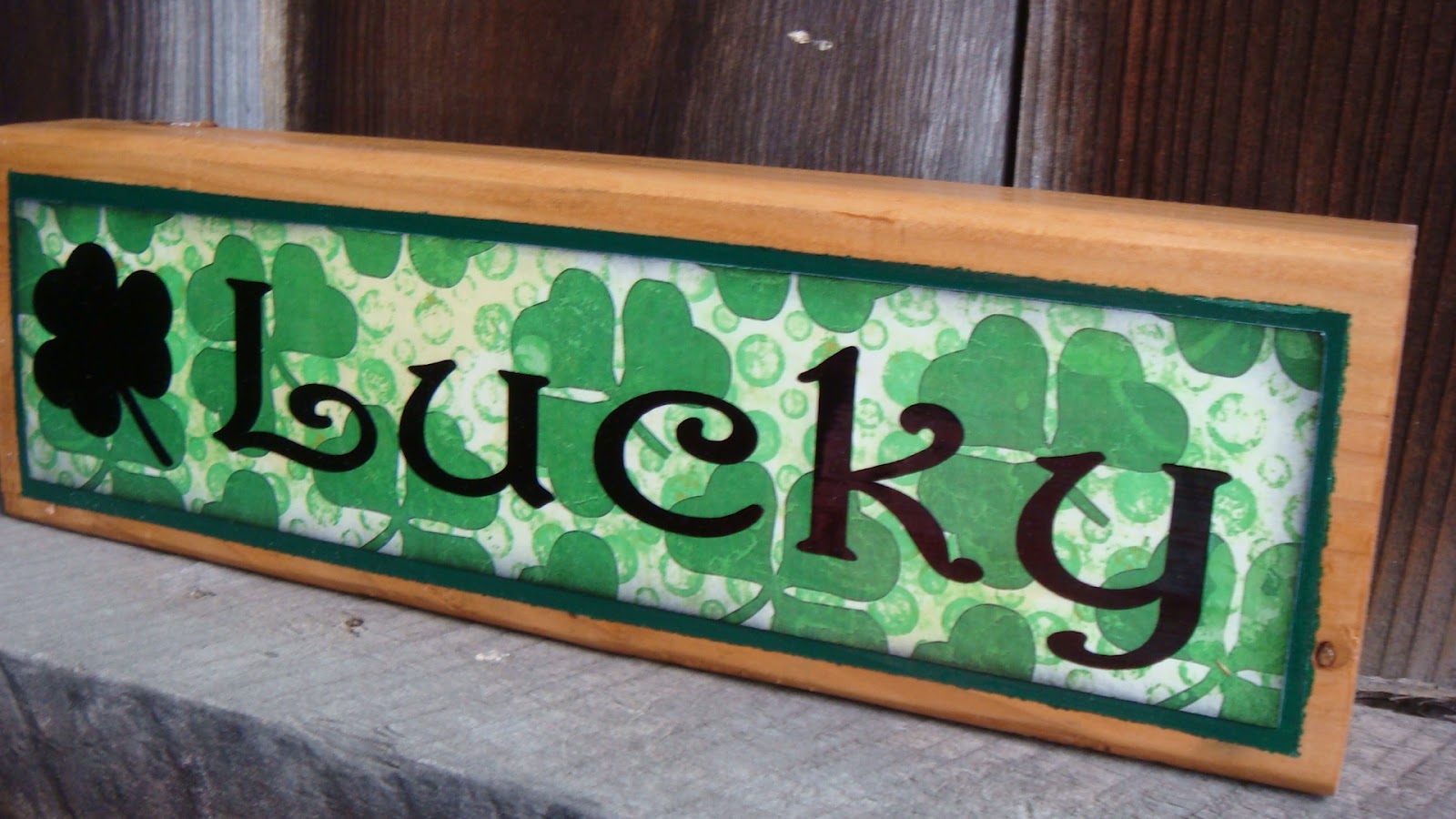 Heather's Paper Crafts: St. Patty's Day Sign