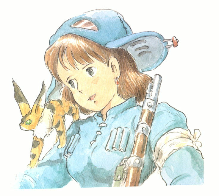 Generación GHIBLI: Ilustraciones a acuarela de 'Nausicaä del Valle del ...