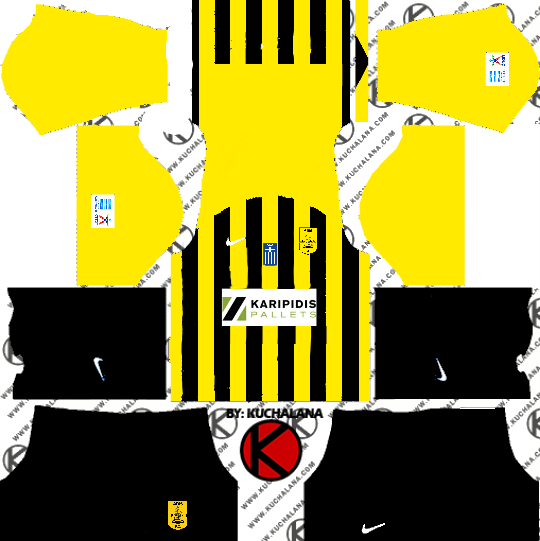 Aris FC DLS kit+logo 2019
