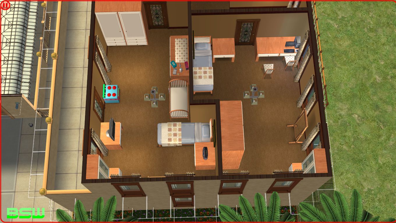 Особняк "Чудо Средиземноморья"/Mansion "Mediterranean Miracle" (Sims 2)