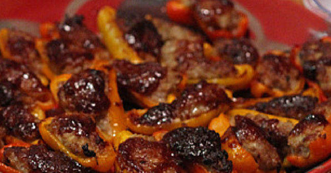 Recipe: Nikuzume Piman (Stuffed Peppers) - Channeling Audrey