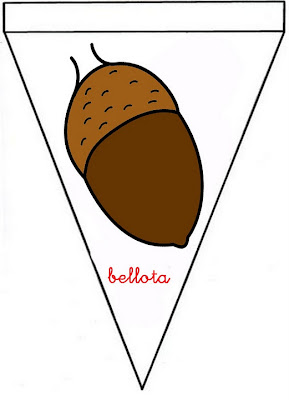 RECURSOS y ACTIVIDADES para Educación Infantil: Banderines: FRUTOS del ...