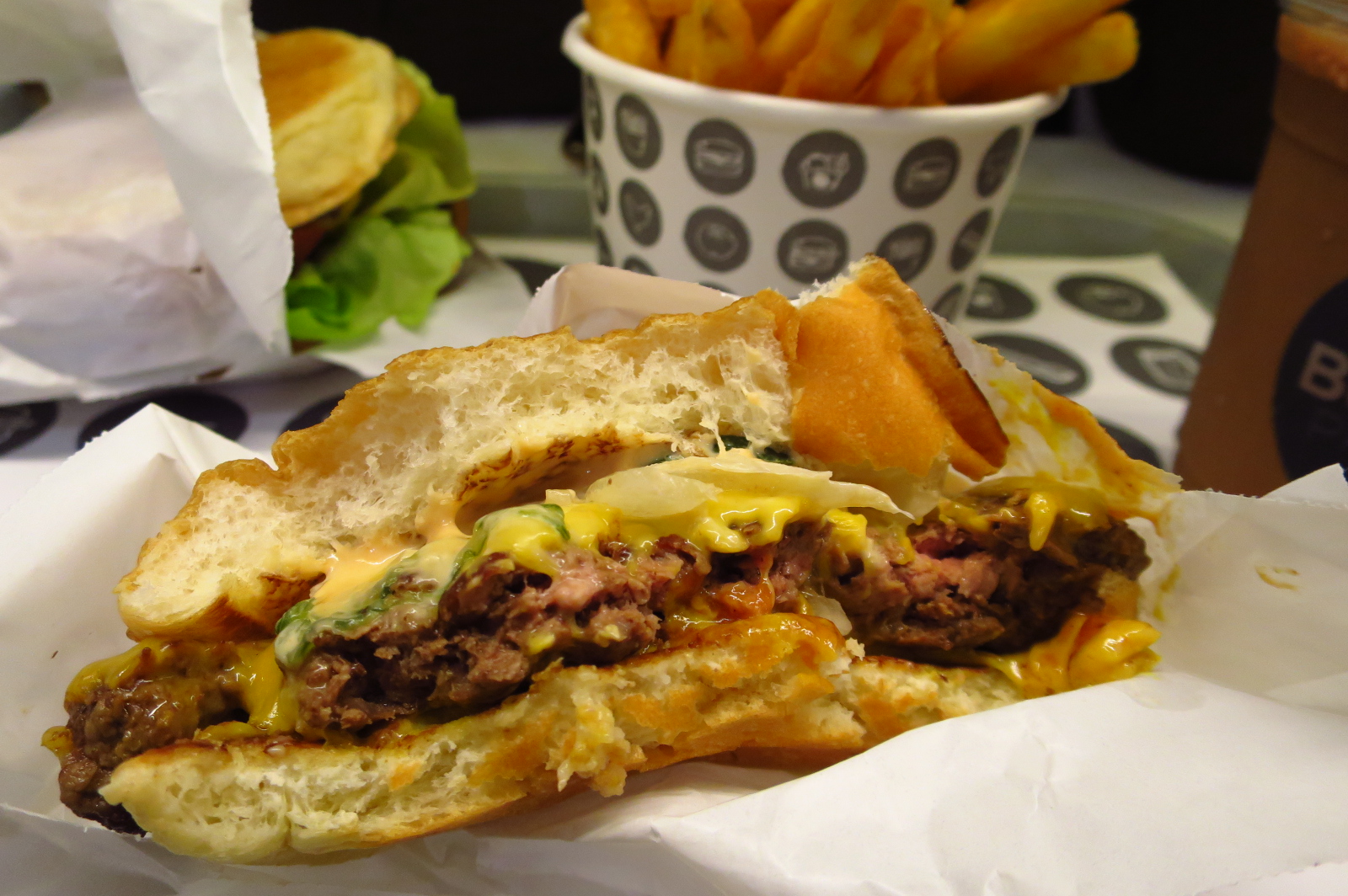 Small Potatoes Make The Steak Look Bigger: Burger Project, St. Collins ...