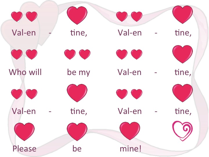 Valentine, Valentine - Music a la Abbott - Amy Abbott - Kodály Inspired ...