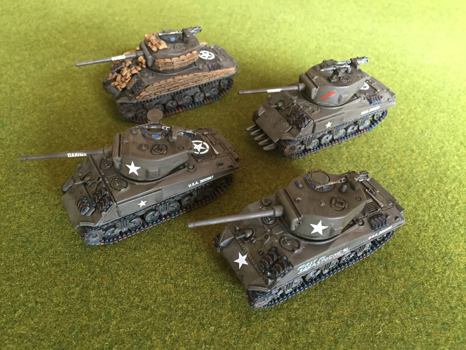 Hitting on a Double 1: Gale Force Nine - TANKS - USA Sherman Swarm