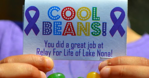 Sweet Metel Moments: Relay For Life "Cool Beans!" Treat Bag - Free ...