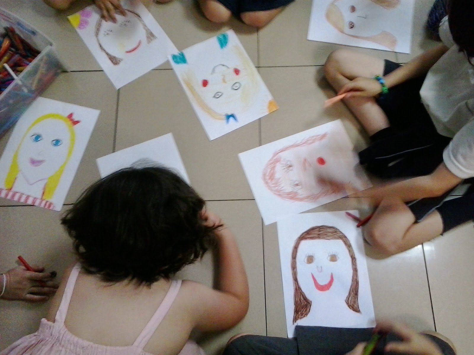 creativelearning: Collaborative Portraits, all ages/levels