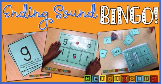 Ending Sound BINGO!