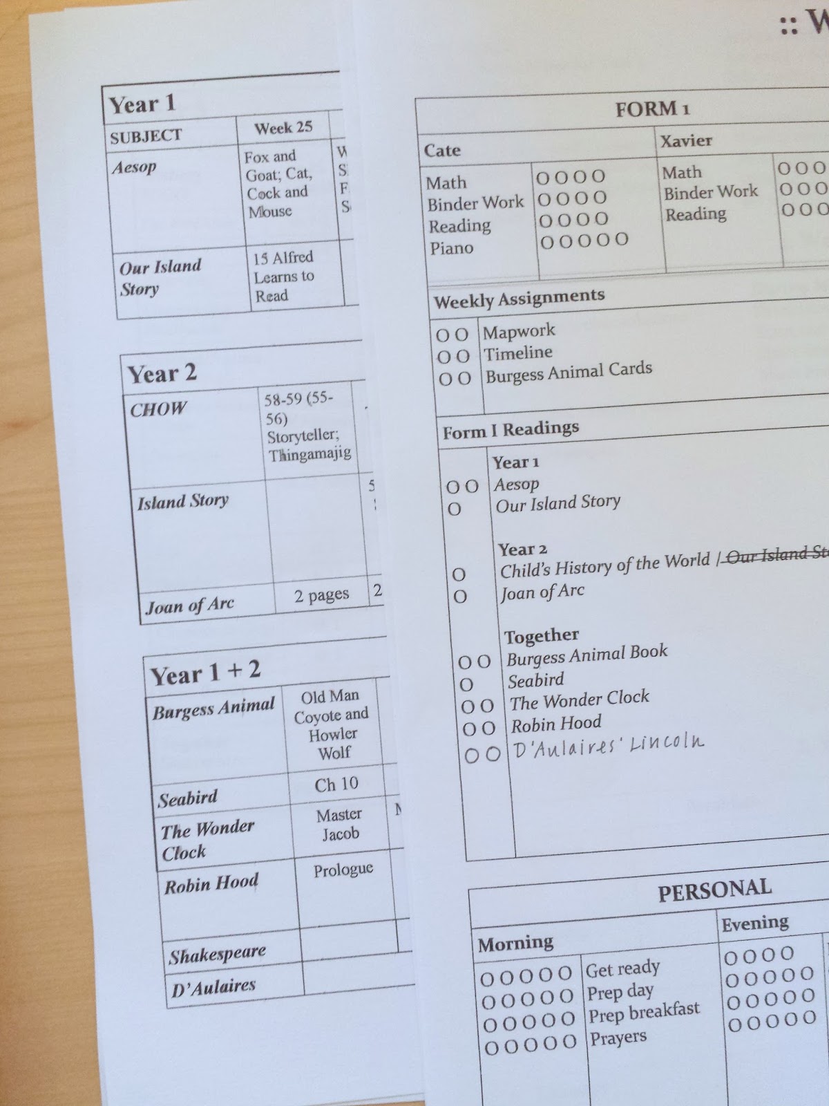 Joyous Lessons: My Weekly Planning + Pre-Reading Session