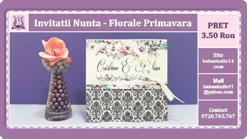 BebeStudio11.com - Invitatii Nunta‎ si Botez: Invitatii Nunta Florale ...