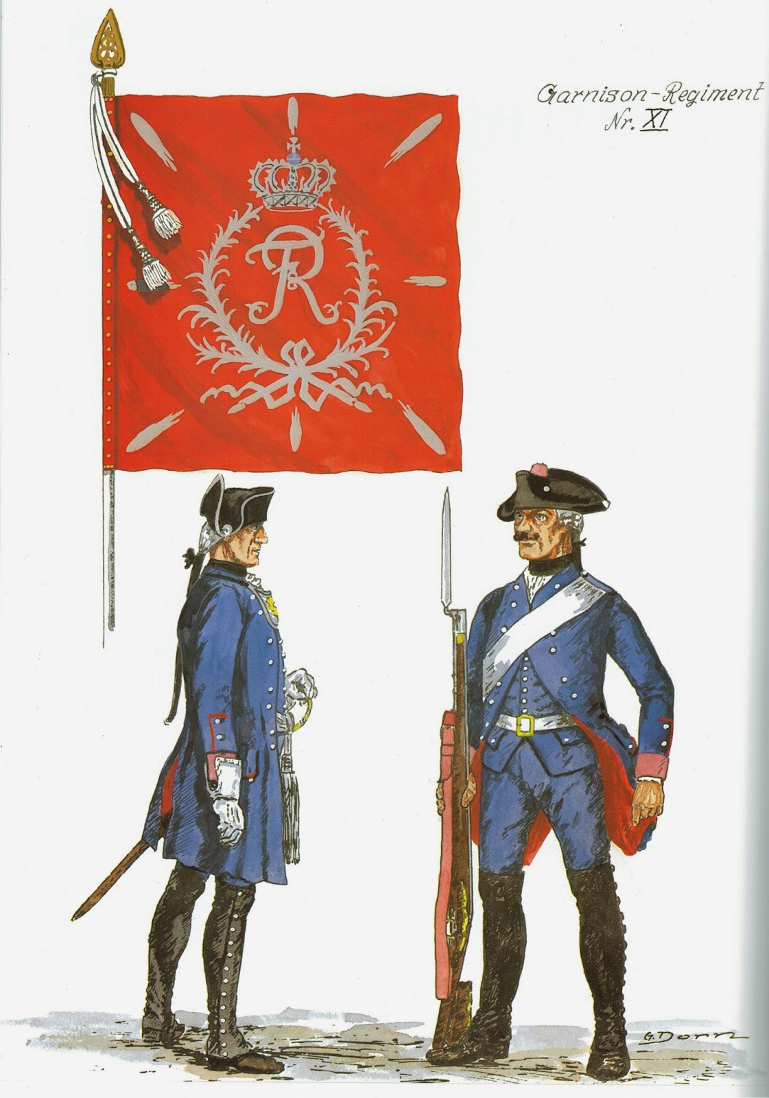 Lace Wars in Tin: Prussian Garrison Infantry