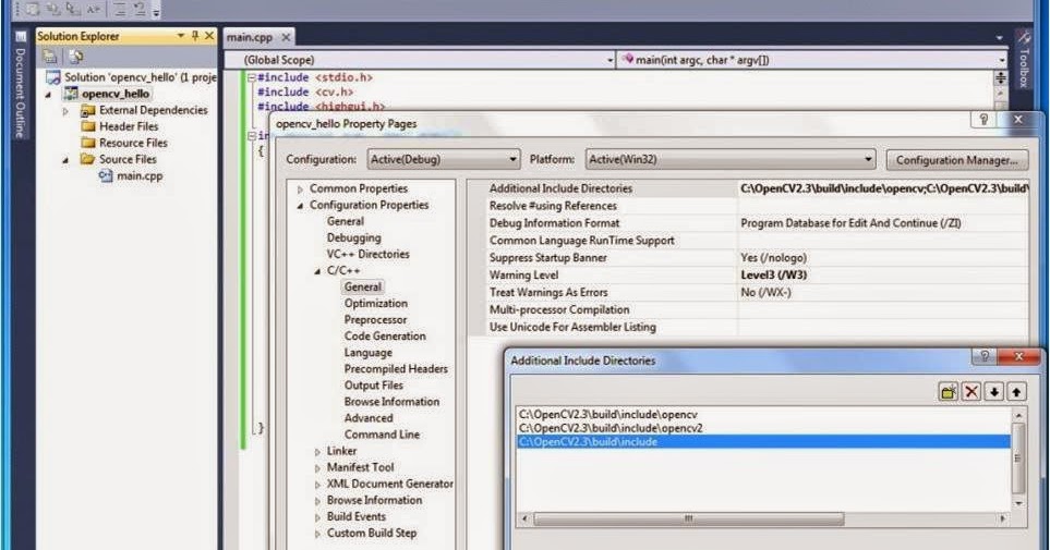 Simply !: Using OpenCV with Visual Studio