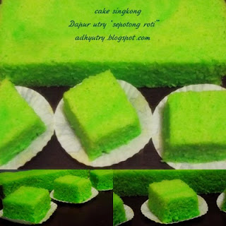 Dapur utry 'sepotong roti': Cake singkong