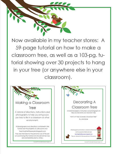 Teaching The Little People: The Butcher Paper Classroom Tree in Spring ...