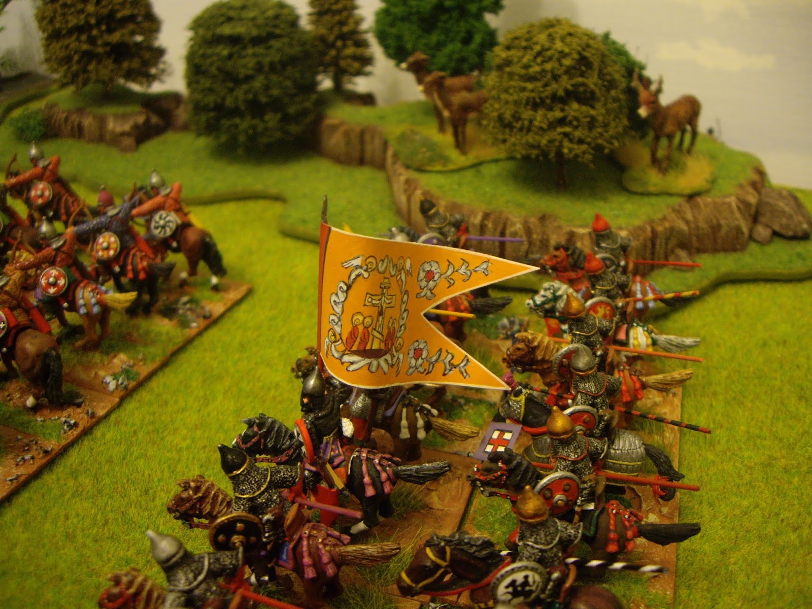 Scimitar and Crescent Wargames: Those Cuman Warriors become Boyar Cavalry