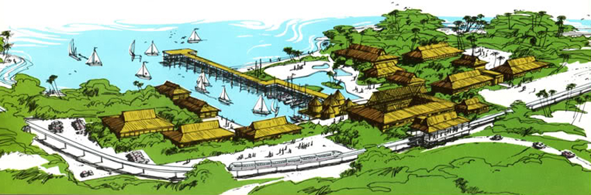 Insights and Sounds: Old Polynesian Village Concept Art