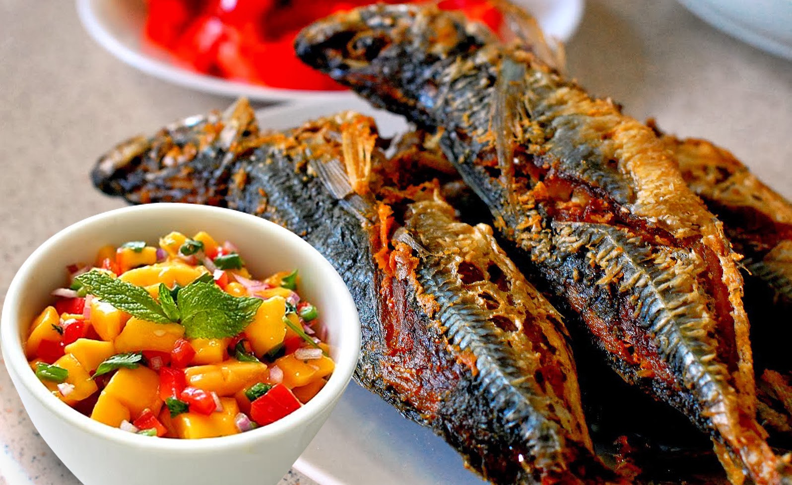 Galunggong In Green Mango Salsa