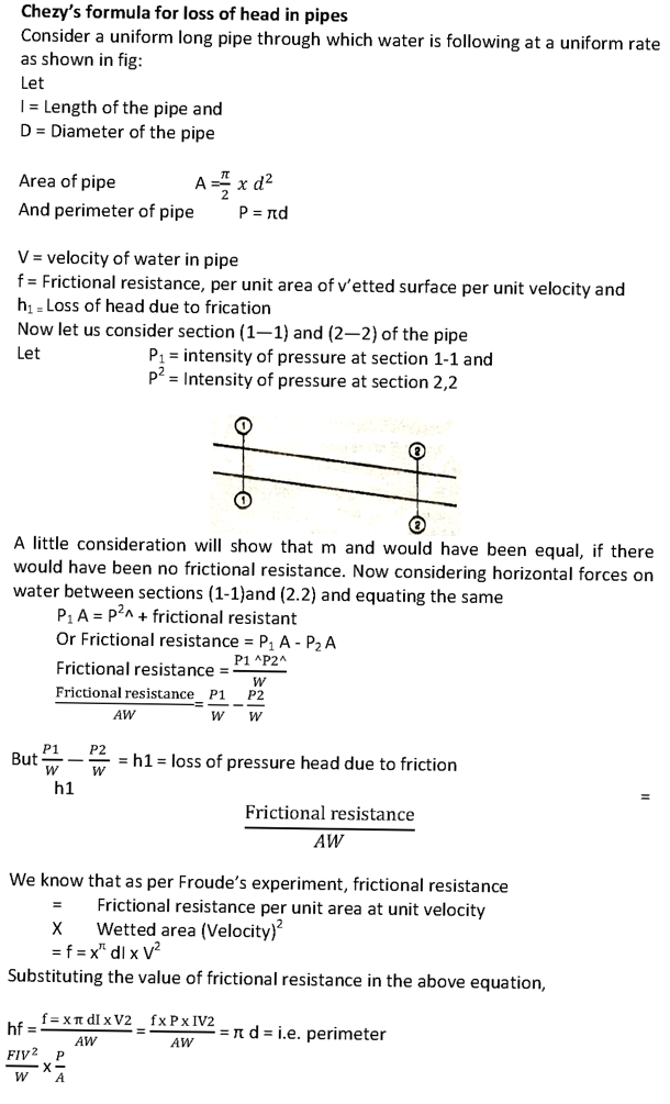 technical theory: Flow Through Pipes