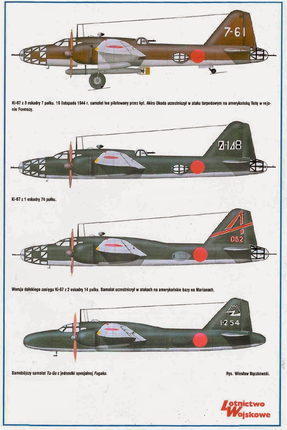 Japanese Aircraft of WWII: Mitsubishi Ki 67 Peggy Redux