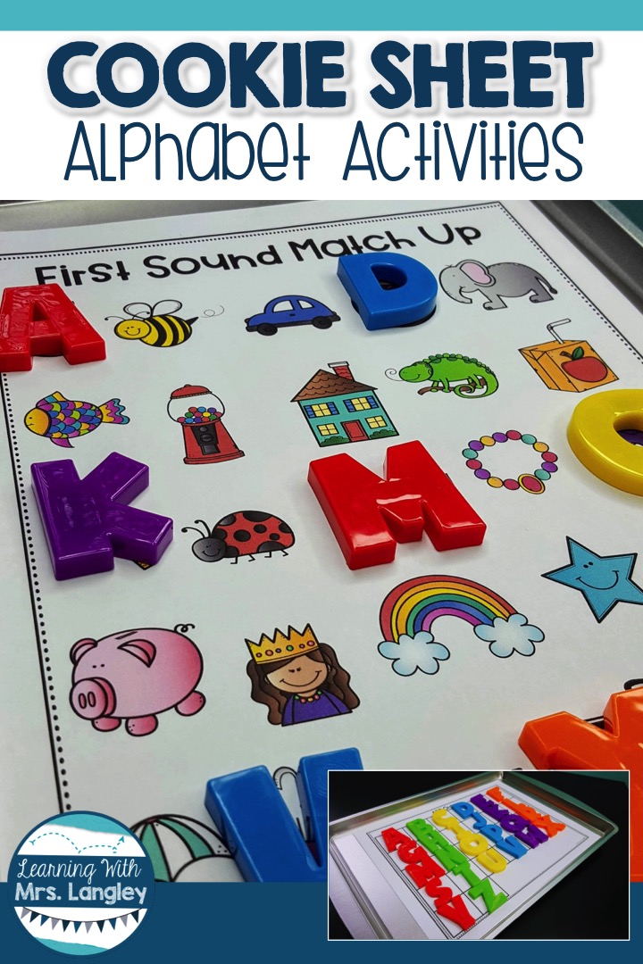 Cookie Sheet Alphabet Activities | Learning with Mrs. Langley