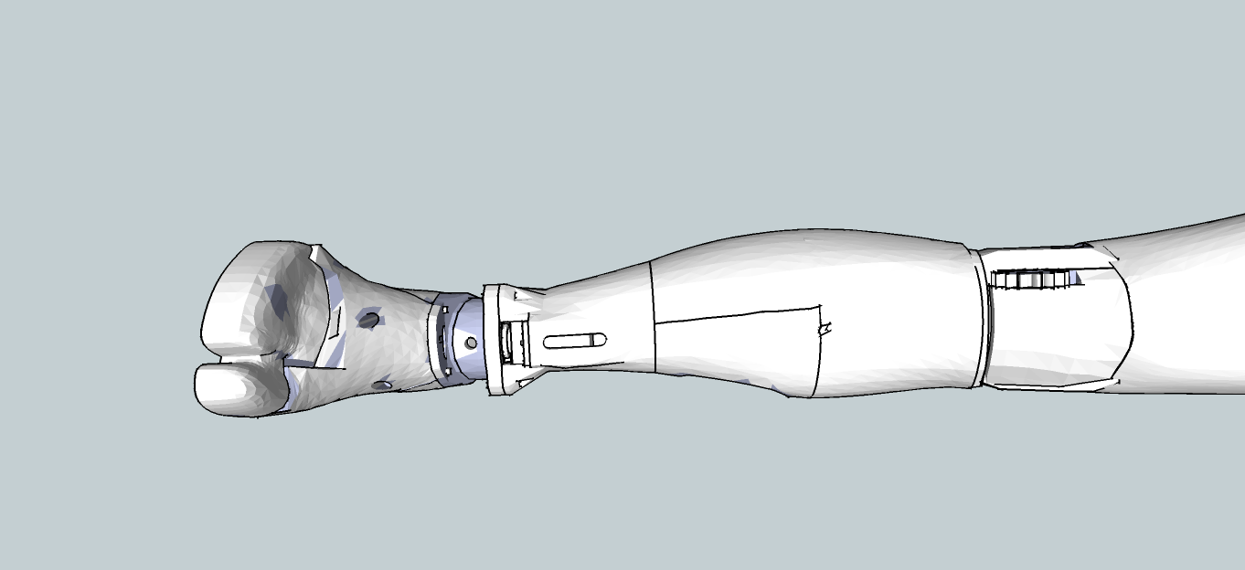 InMoov: InMoov finger Prosthetic