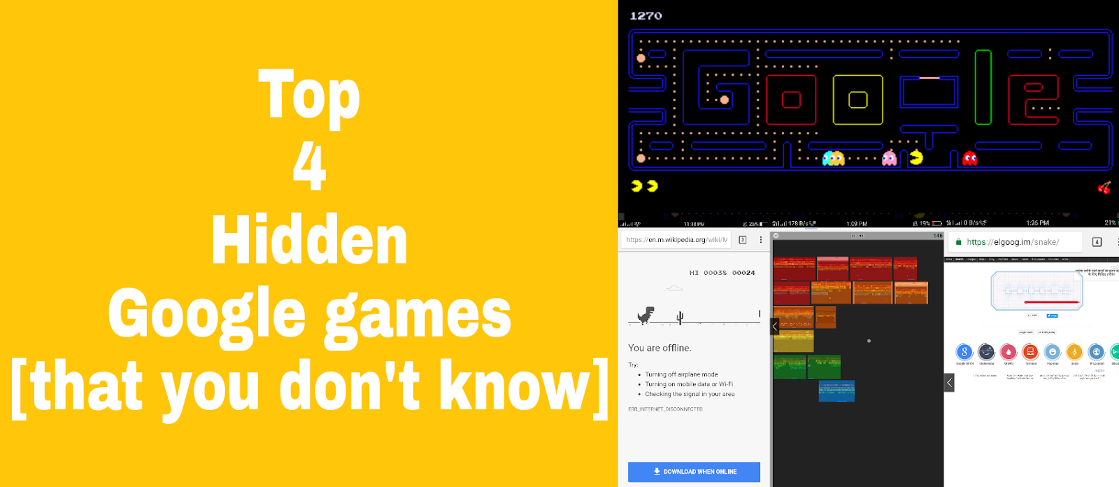 Hidden Google games [That you don't know] - Stepbystepway.ooo - Step by ...