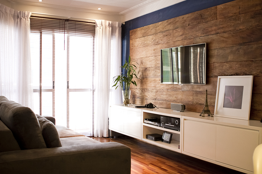 Bricolage e Decoração: 15 Ideias para Sala com Painel de Tv Lcd