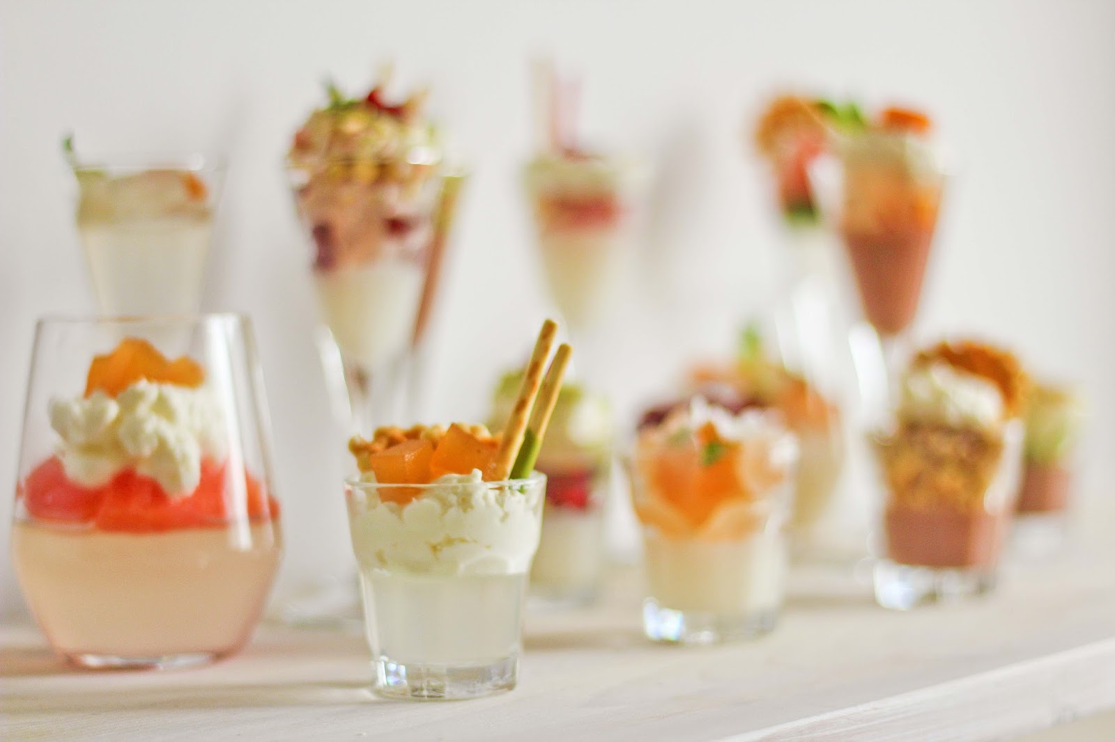 Verrines exotiques, belles comme des cocktails