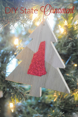 DIY Double Sided State Ornament - Pretty Real