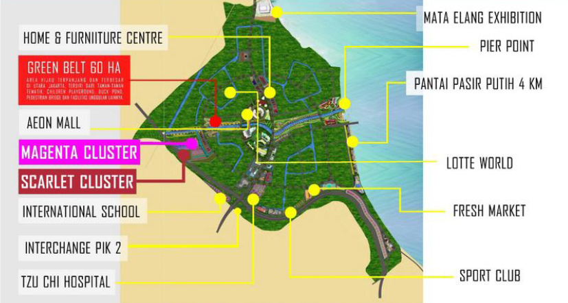 Siteplan PIK 2 | Pik 2 Sedayu Indo City - Marketing Pemasaran dan ...
