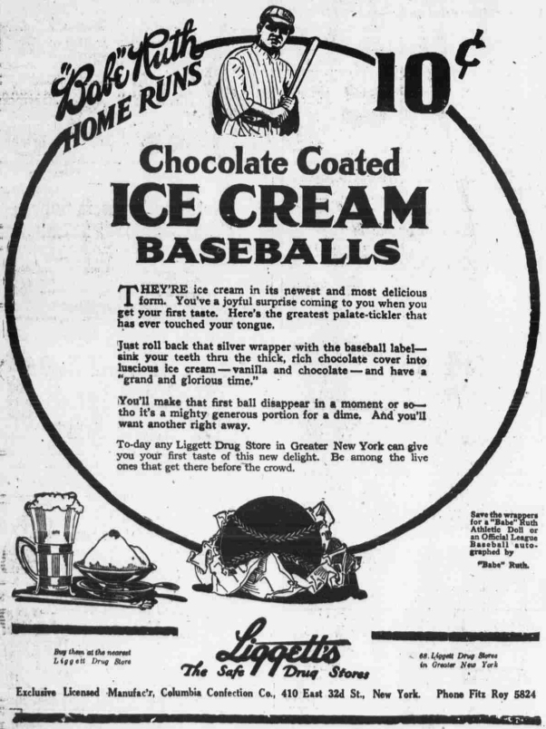 Baseball Nuggets: Chocolate Coated Ice Cream Baseballs