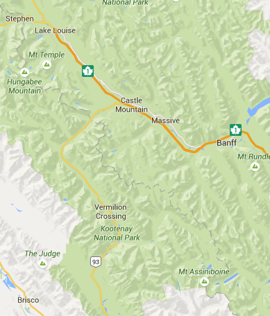 The view from here: Continental Divide on the British Columbia/Alberta ...